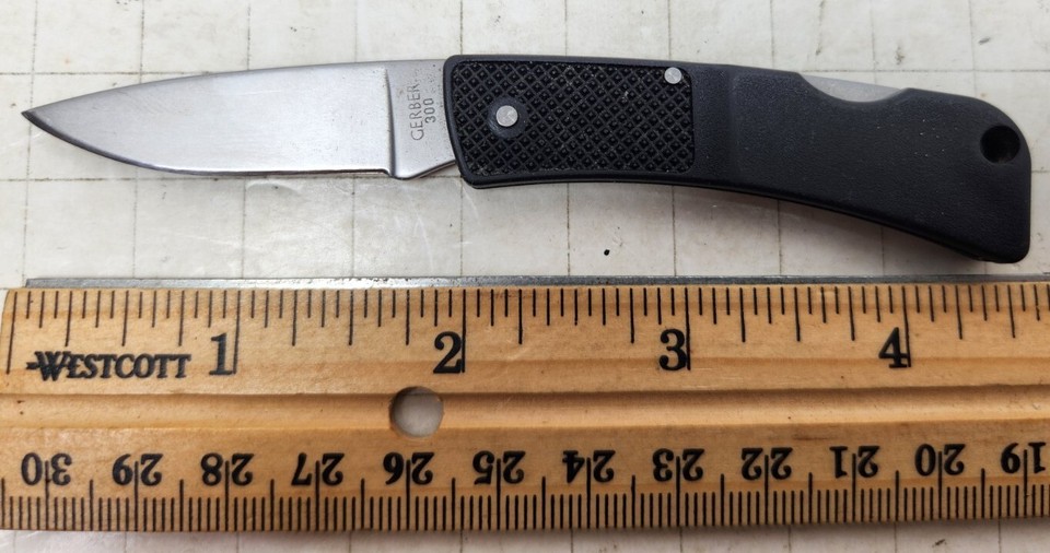 Gerber 300 Small Pocket Knife Blade USA | eBay