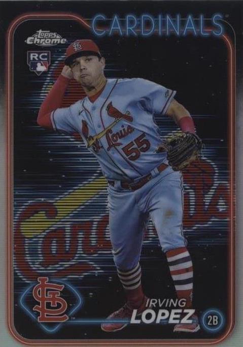 2024 Topps Chrome - Irving Lopez #95 Lightboard Logo Refractor (RC) for ...