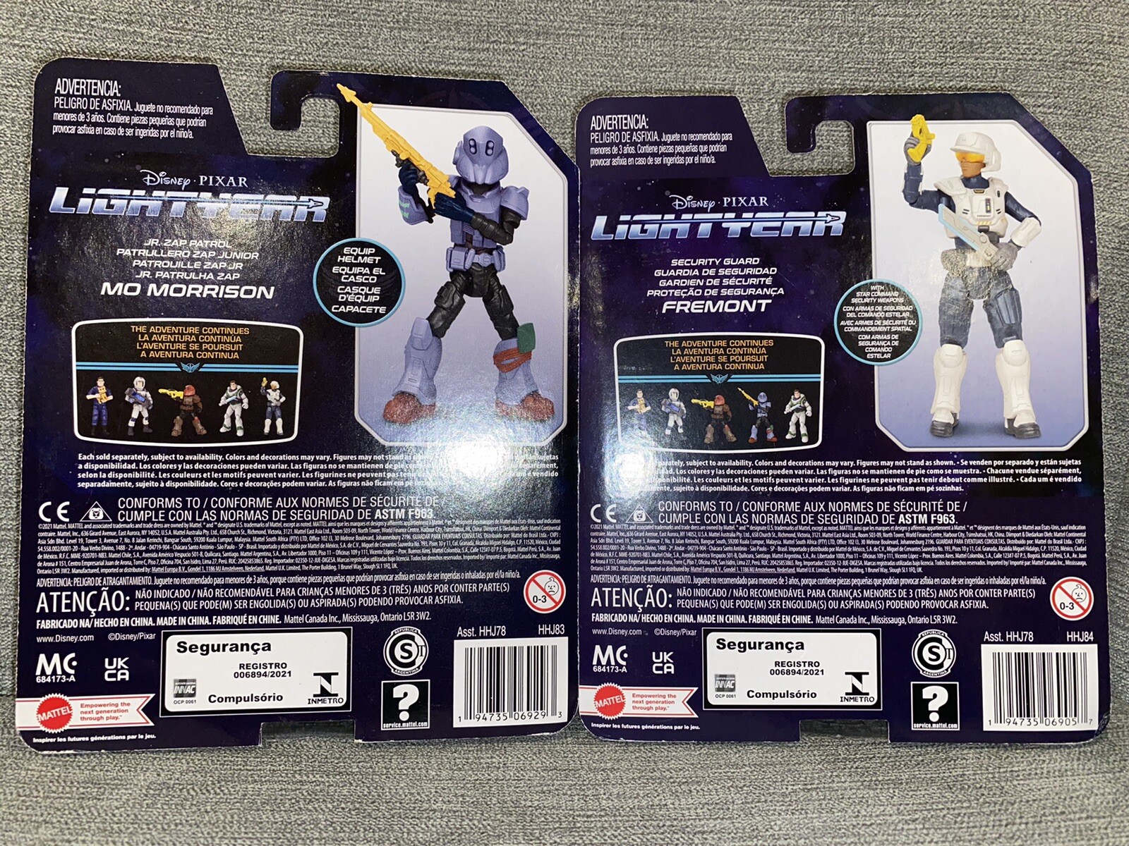 Disney Pixar Lightyear - Jr Zap Patrol Mo Morrison & Security Guard ...