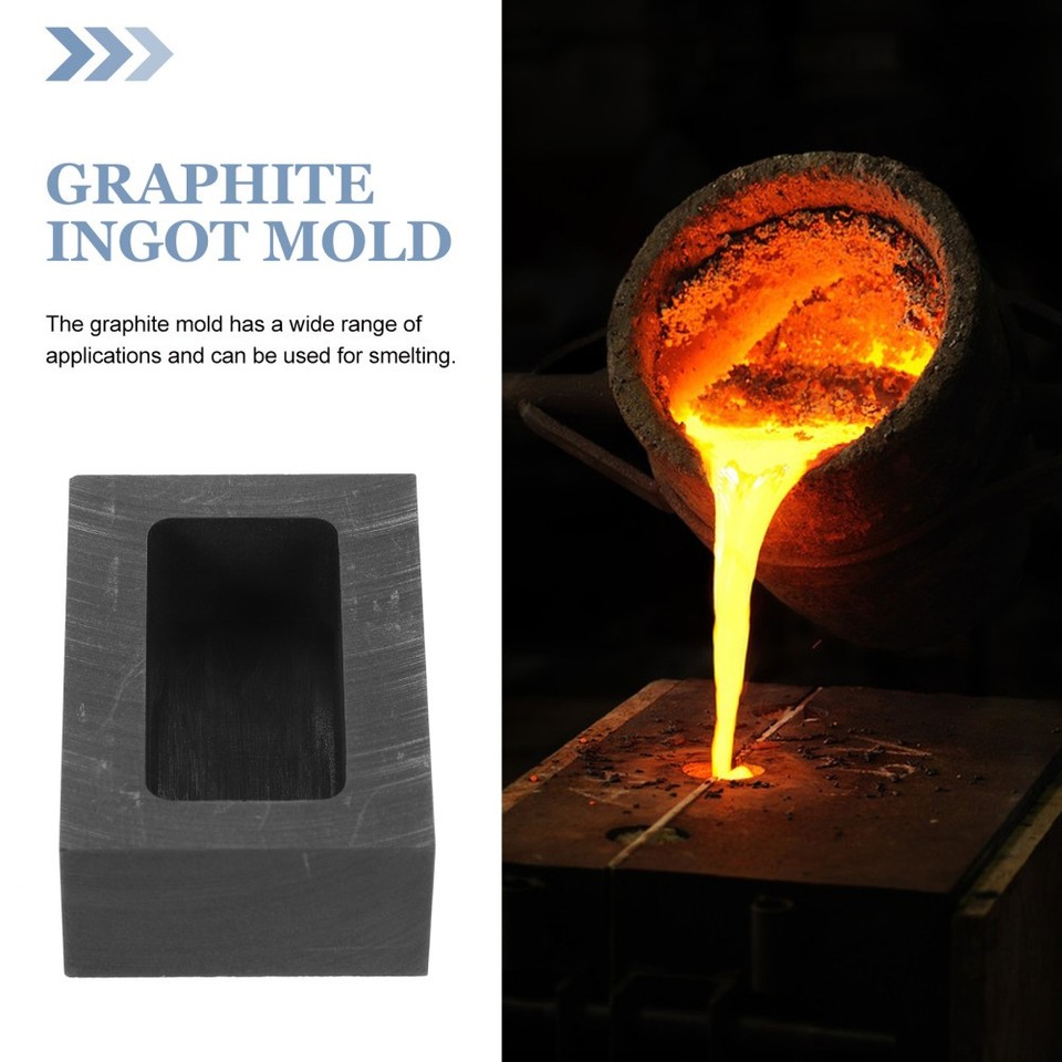 Graphite Ingot Mold Casting Melting Aluminum Copper Metal Smelting Mold ...