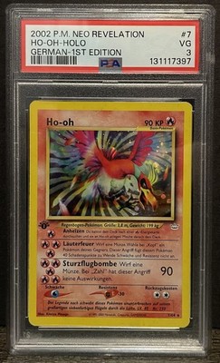 Pokemon TCG Neo Revelation Ho-oh 1st Edition German Holo Rare 7/64 ...