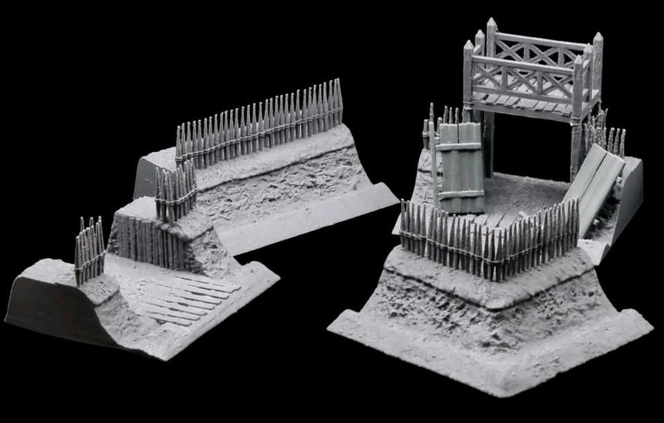 Wargaming 54mm Roman Fort - Modular Marching Fort set tabletop ...