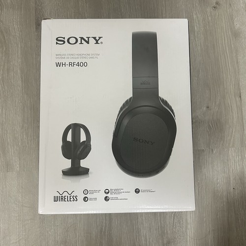 Sony WH-RF400 Wireless Home Theater Headphone System for TV - Black ...