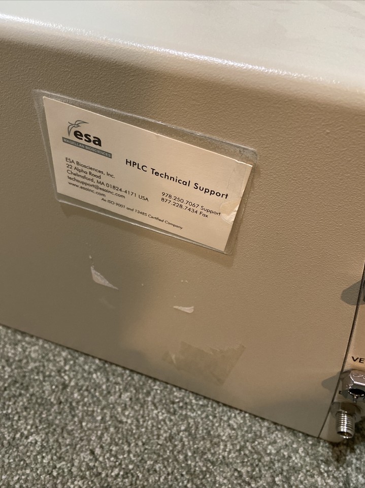 ESA Corona CAD Charged Aerosol Detector, Part No. 70-6186A Ver. 1.23 | eBay