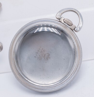 Star Emperor 18s Pocket Watch Open Face Base Metal Lever Set Case 55 ...