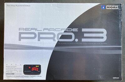 New Original Hori Real Arcade Pro 3 HRAP Fight Stick Playstation PS3 ...