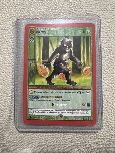 2021 Metazoo 1st Edition BIGFOOT #4 Reverse Holo | eBay