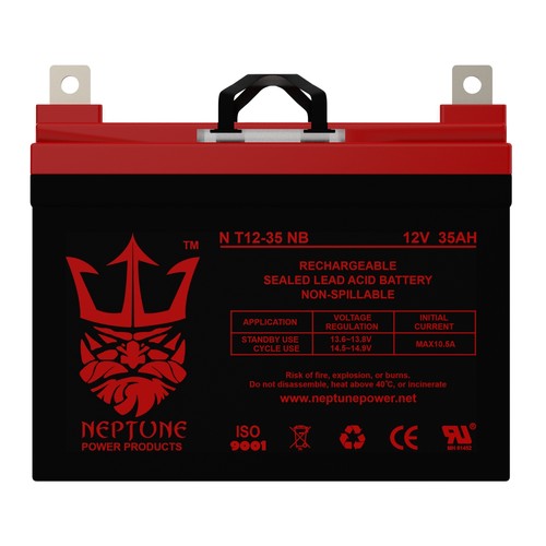 Simplicity Regent 14H 12V 35Ah SLA Replacement Lawn mower Battery by ...