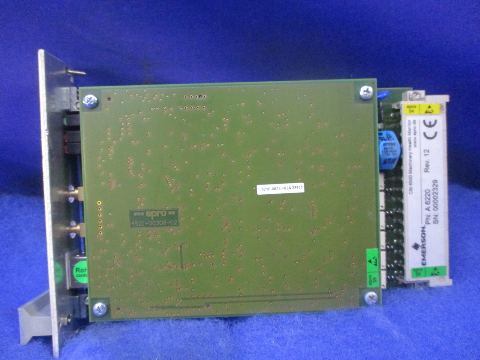 Emerson 6220 Ovation A6220 CSI 6500 Machinery Health Monitor 1 year ...