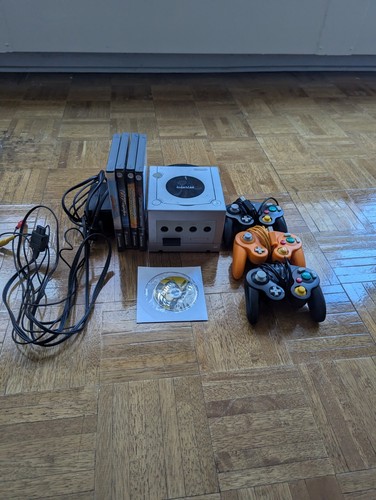Nintendo GameCube Console Silver Bundle - Tested And Working ...