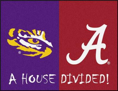 Louisiana State University LSU & Alabama Crimson Tide "House Divided ...