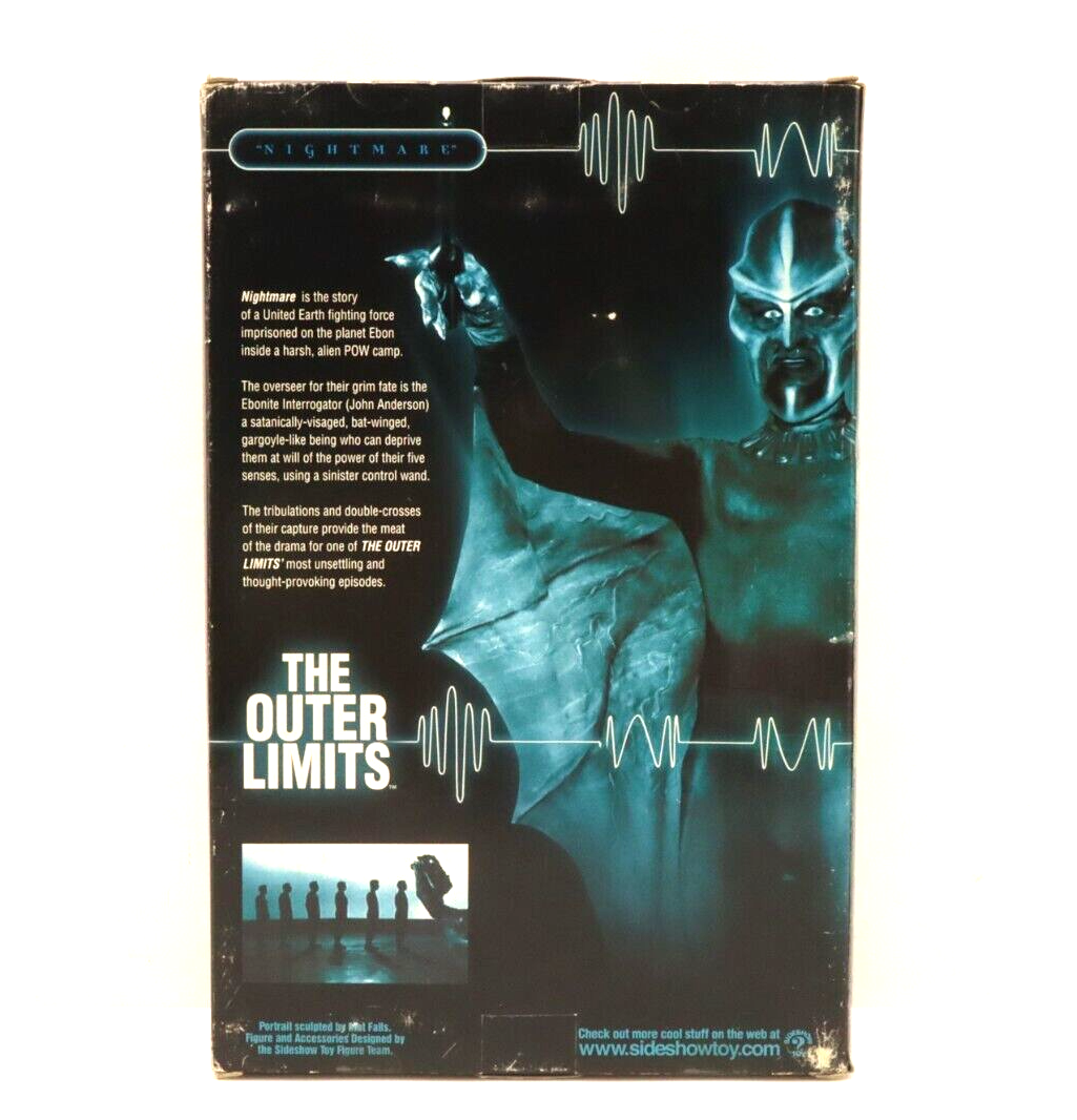 2002 Sideshow Collectibles The Outer Limits Nightmare 12" Ebonite ...