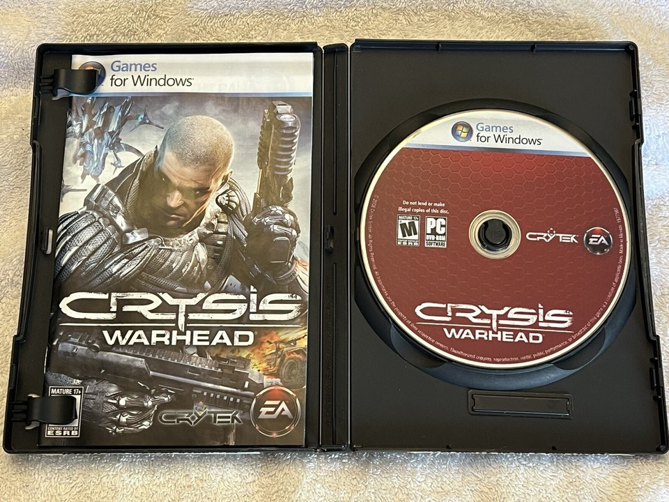 Crysis Warhead (Windows Game PC DVD-ROM, 2008)2-Disc with Manual ...