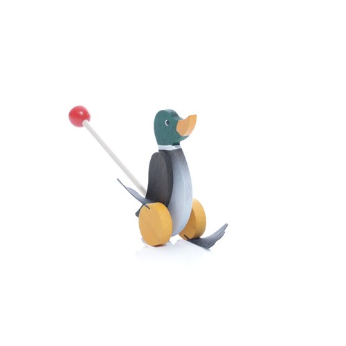 Wooden Toy Waddling Duck Height=8Cm New Push Toys Wooden Animals ...