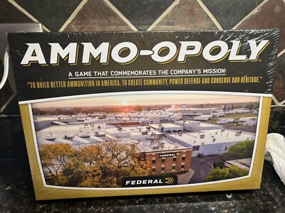 SEALED ~FEDERAL-AMMO-OPOLY Board Game RARE! Monopoly-Gun | eBay