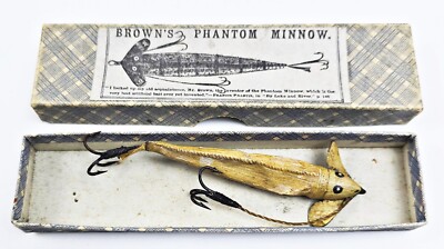 Rare William Brown's Phantom Minnow Lure GHOST New In Box | eBay