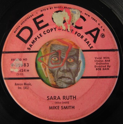 HEAR Mike Smith 45 Sara Ruth / Week Of Loneliness rockabilly bopper ...