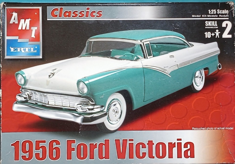 🔥56 FORD CROWN VICTORIA - CLEAR WINDOWS AMT MODEL KIT PARTS LOT BASH ...