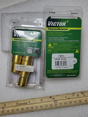 Victor Flame Buster FBR-1 Flashback Arrestor Set Regulator Mount 0656 ...