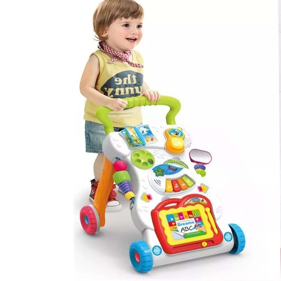 New Baby Walker First Steps Activity Bouncer Musical Toys Car Along ...