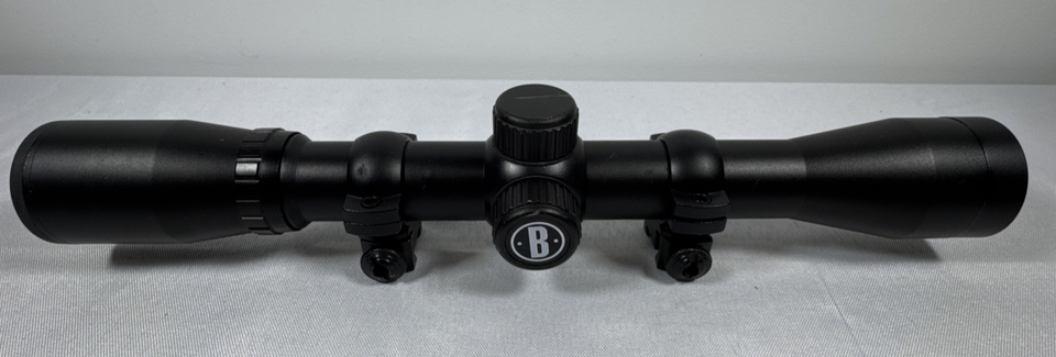 Bushnell 4x32 Waterproof Rifle Scope with Lens Caps & Mount Rings ...