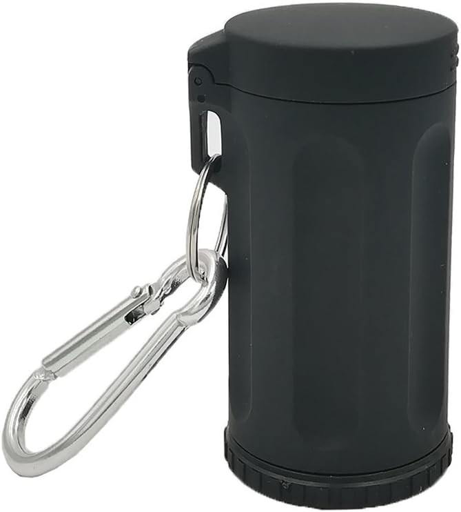 Portable Smokeless Ashtray with Lid – Windproof & Keychain for Outdoors ...