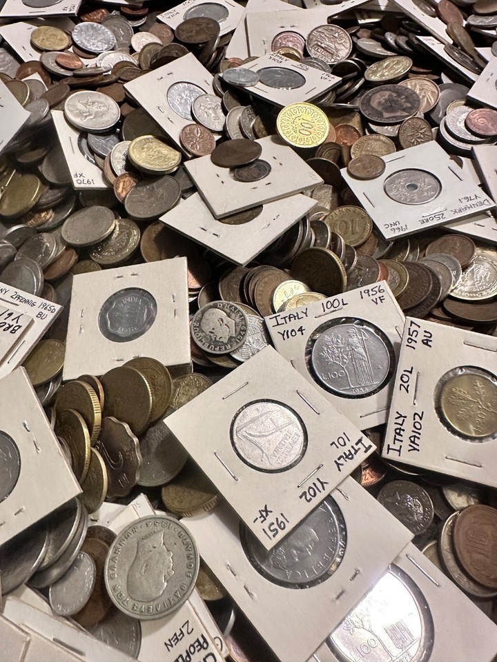 Mixed Lot of 100 Bulk World Foreign Coins From Around the World | eBay ...