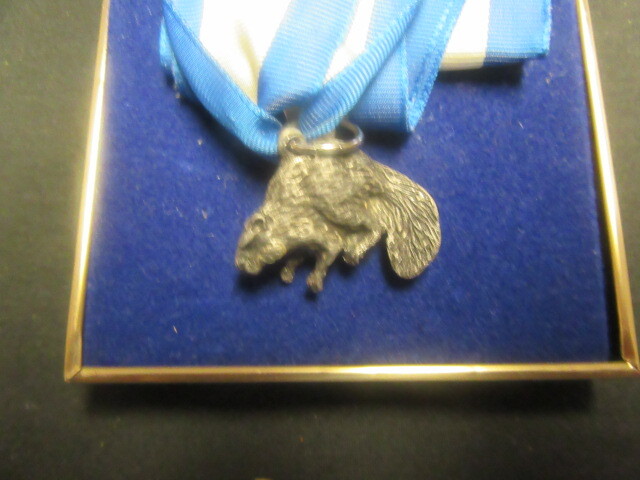 Silver Beaver Medal, 1980's, No sterling Mark with Box GA2 | eBay
