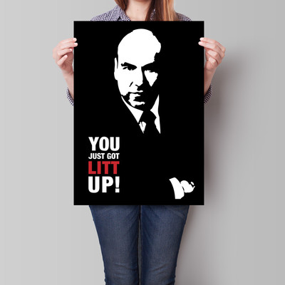 Suits Poster Louis Litt Wall Art Iconic Stylized Stencil A2 A3 | eBay