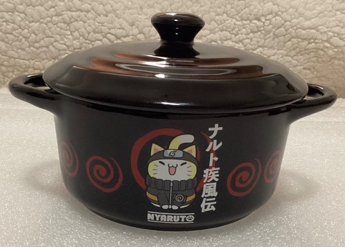 NEW Nyaruto Naruto Shippuden Ceramic Noodle Rice Soup Bowl/Pot By Mad ...