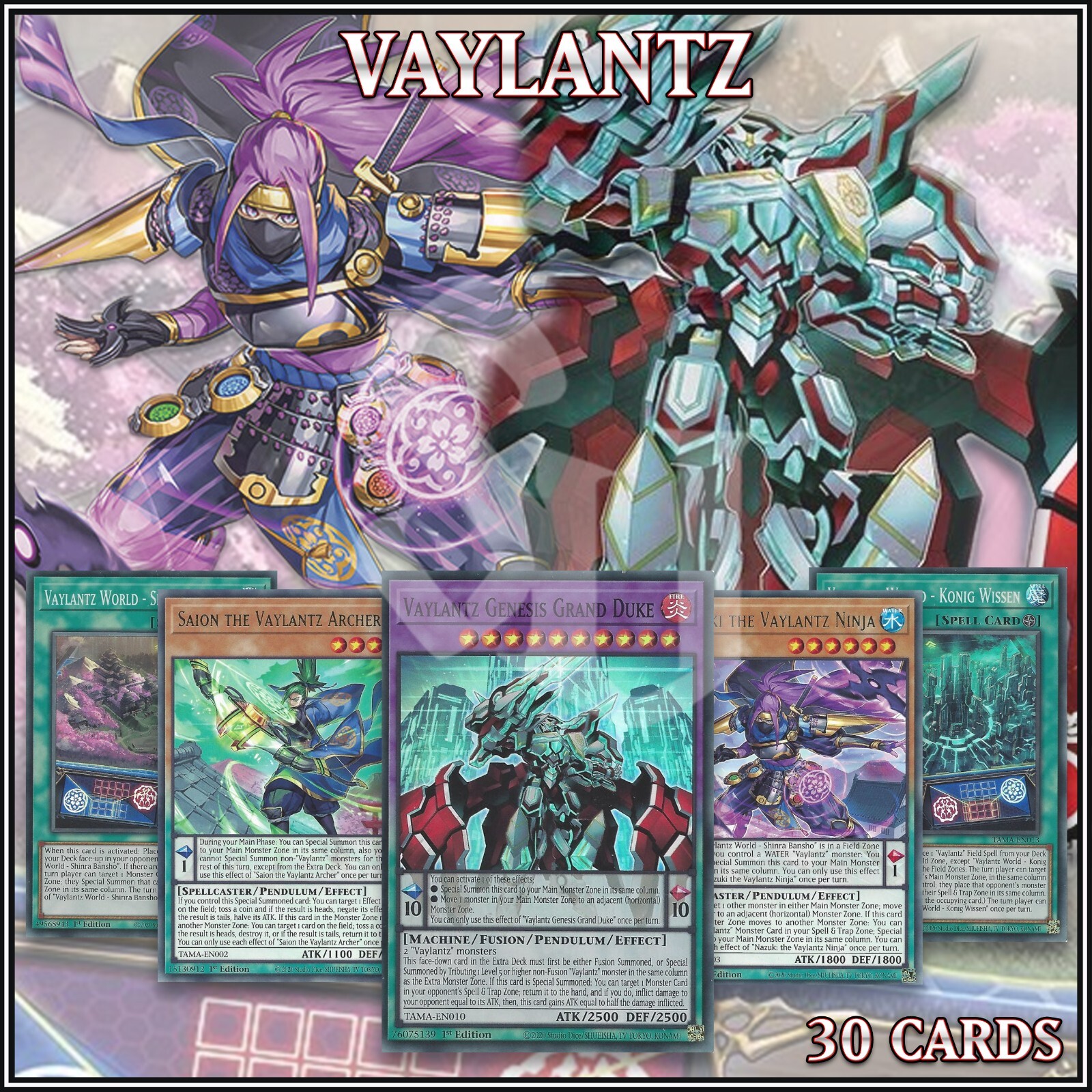 VAYLANTZ DECK 30 World Shinra Konig Buster Marquess Viscount Hojo TAMA ...