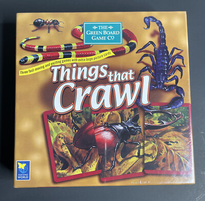 Things That Crawl Game • Three Games In One! Family Game • Vtg 2001 ...
