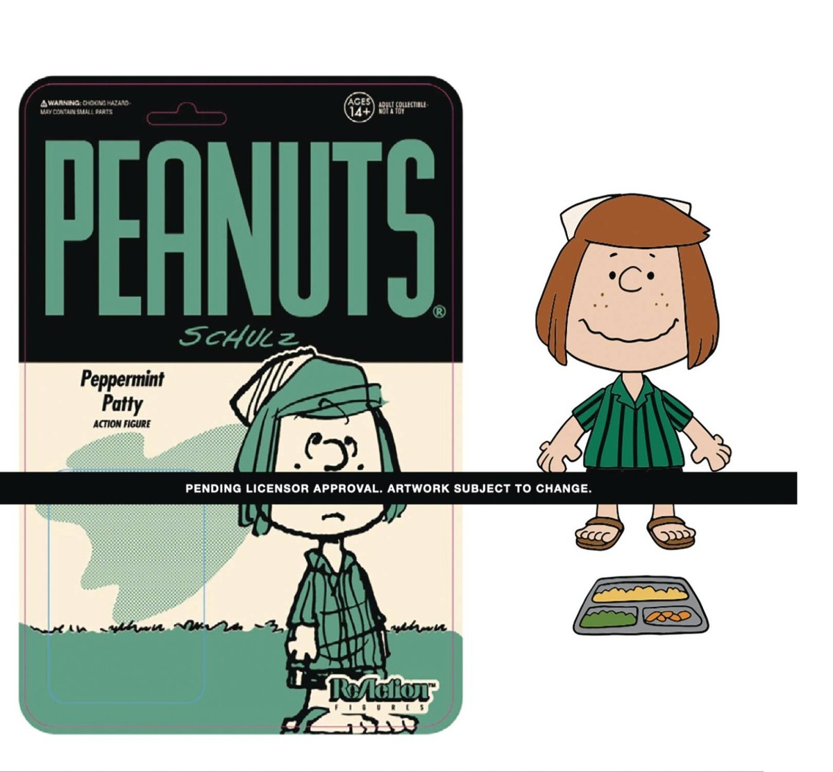 Peanuts Characters Peppermint Patty Super7 Peanuts ReAction Figure