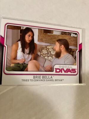 #2 Brie Bella Daniel Bryan 2016 total divas insert WRESTLING CARD see scans | eBay