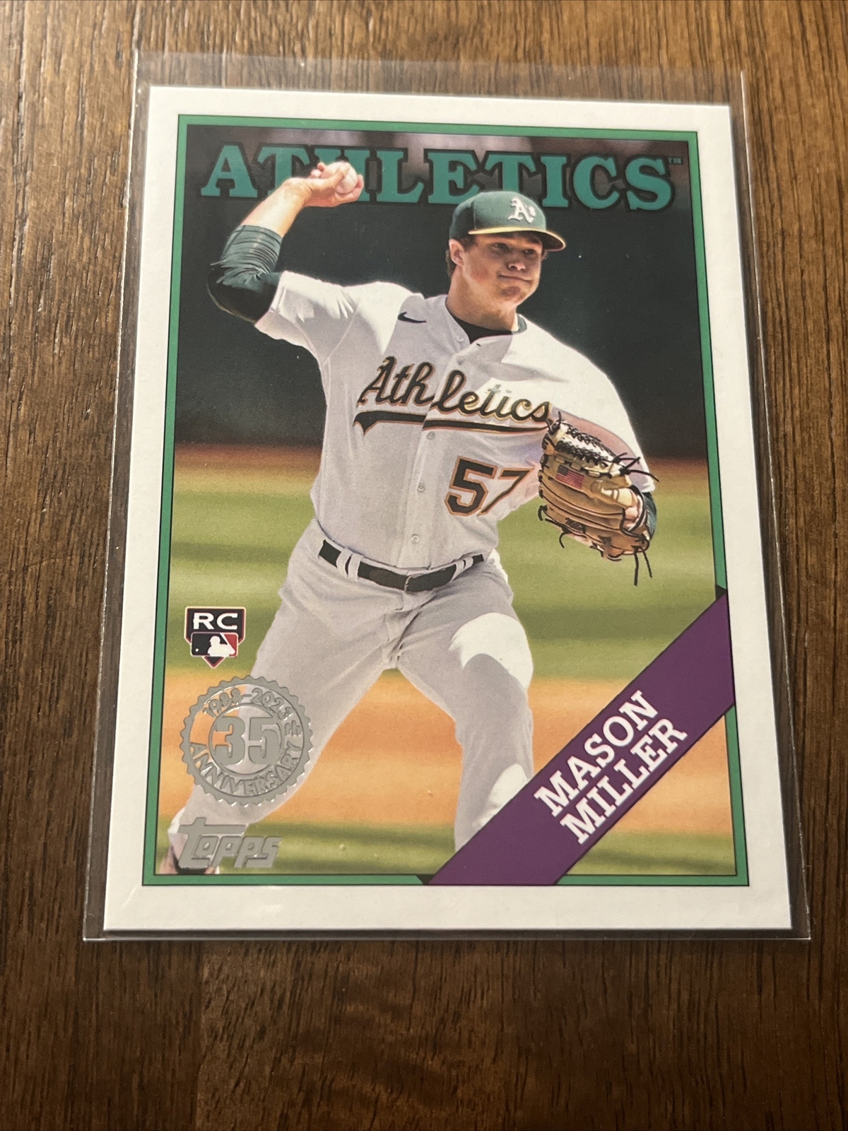 2023 Topps Update Mason Miller 1988 Topps RC Rookie Card Athletics 88US ...