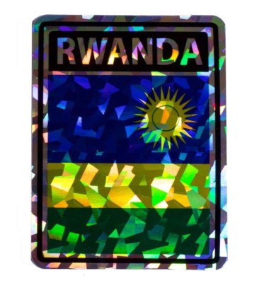 Wholesale Lot 6 Rwanda Country Flag Reflective Decal Bumper Sticker | eBay