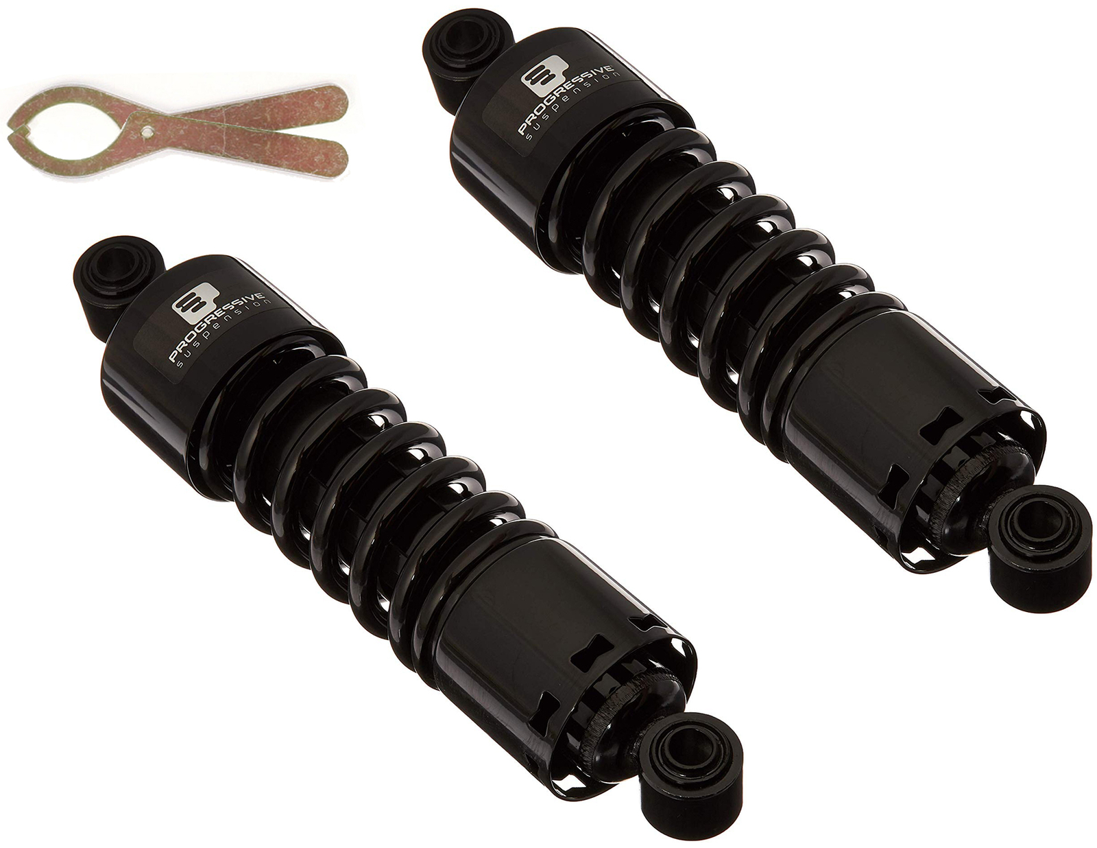 Progressive 412 Series Motorcycle Black 11" Rear Shocks (412-4030B) | eBay