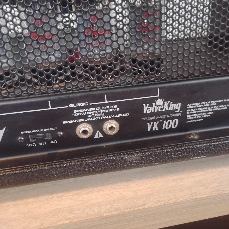 Peavey VK 100 Head, Valve King Tube Amplifier, comes with power cord | eBay