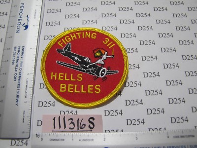 USMC Marine Corps PATCH ww2 veterans VMF-311 Fighting 311 Hell's Bells ...