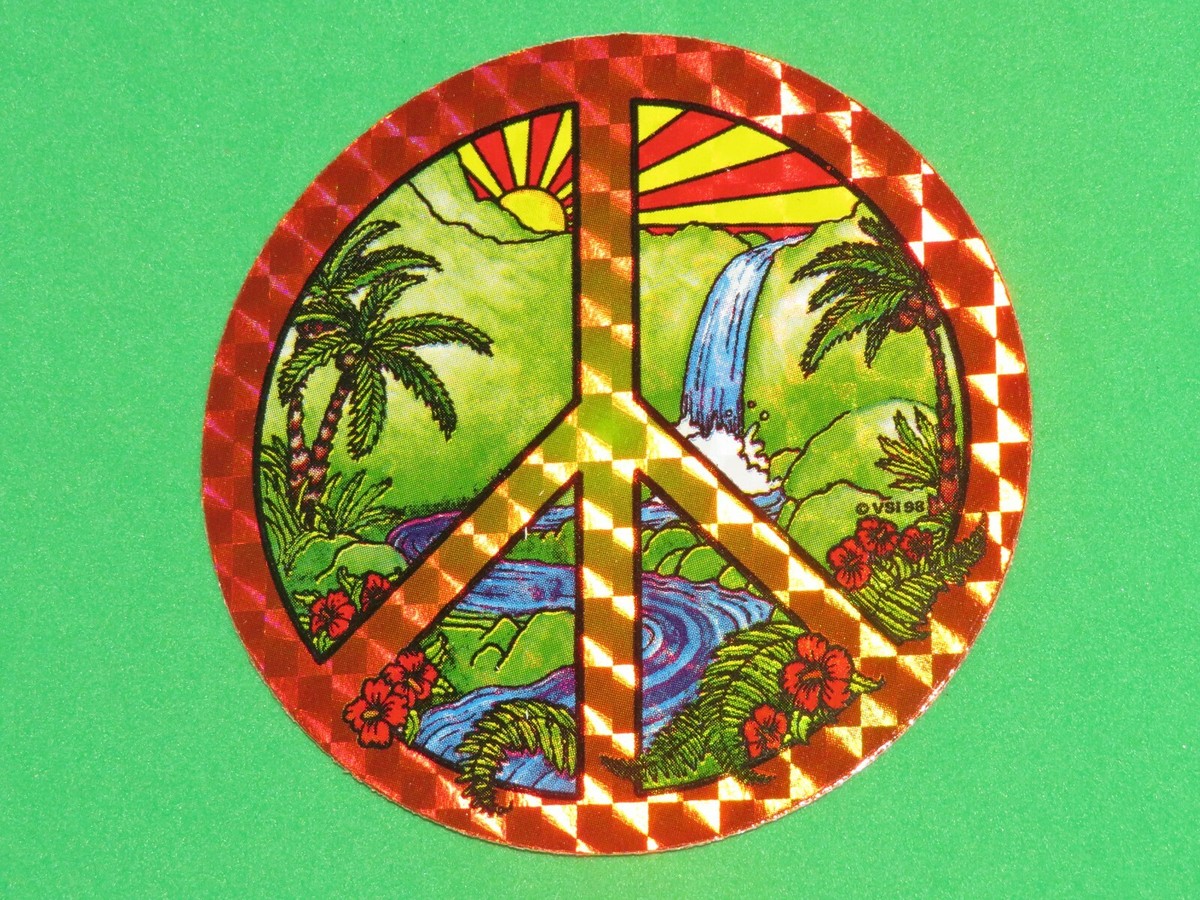 Trippy Peace Sign Drawings