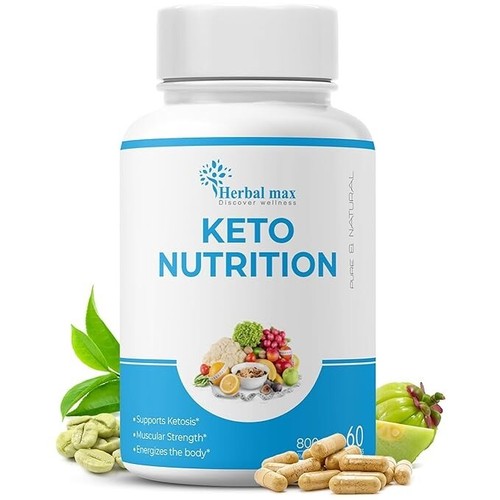 Herbal max Keto Advanced Capsule | 800 Mg/Serving | 60 Capsules Pack of ...