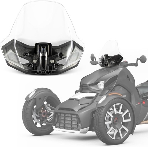 Adjustable Clear Front Windshield for Can Am Ryker 600 900 2019-2023 ...