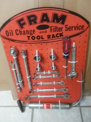 ORIGINAL 1954 FRAM TOOL BOARD WITH TOOLS | eBay