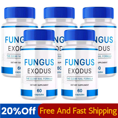 5 Pack Fungus Exodus Pills to Combat Toenail Fungus and Nail Health 300 ...