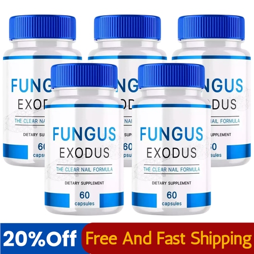 5 Pack Fungus Exodus Pills to Combat Toenail Fungus and Nail Health 300 ...