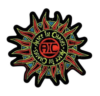 Alice In Chains Sun Logo Die Cut Sticker Decal Rock | eBay