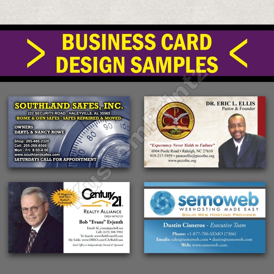 1000 FULL COLOR BUSINESS CARDS W/ YOUR ARTWORK READY TO PRINT - 2 SIDED ...