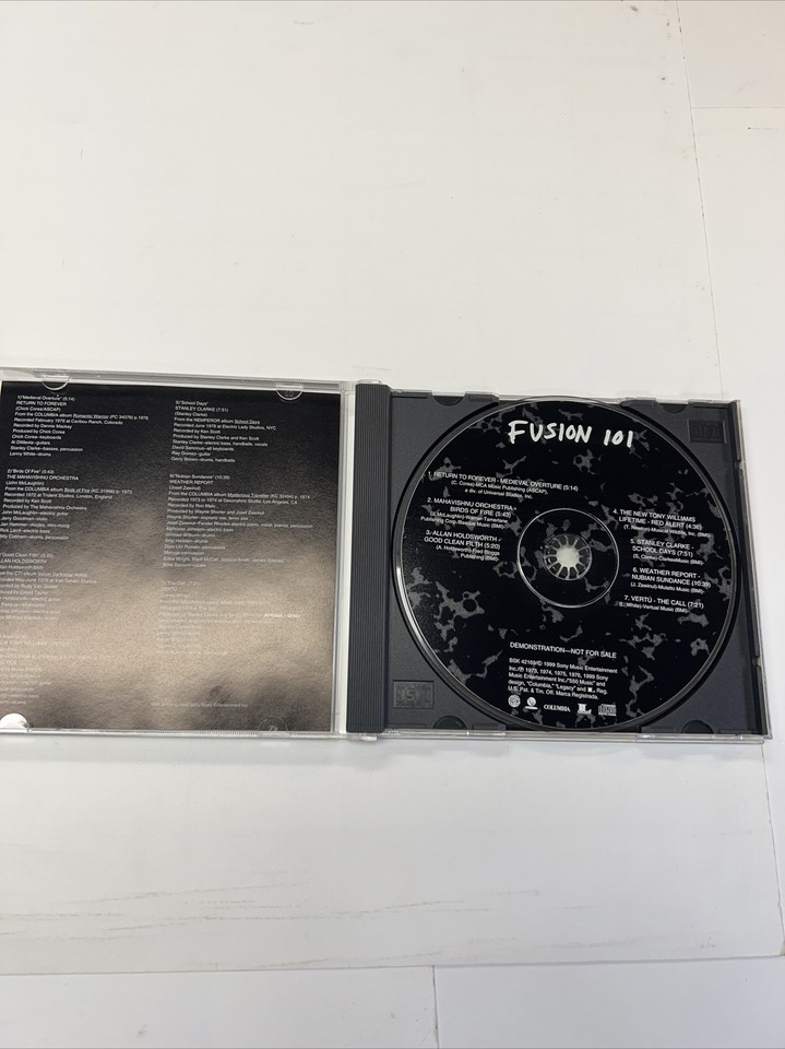 Fusion 101 Various Bone Crunching Fusion CD Sampler | eBay