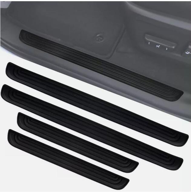 suits NISSAN JUKE Premium Rubber Door Sill Step Guard Protectors x4 ...
