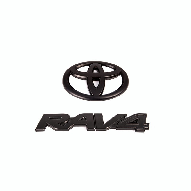 2019-2022 TOYOTA RAV4 HYBRID XLE BLACKOUT EMBLEM OVERLAY KIT GEN PT948 ...